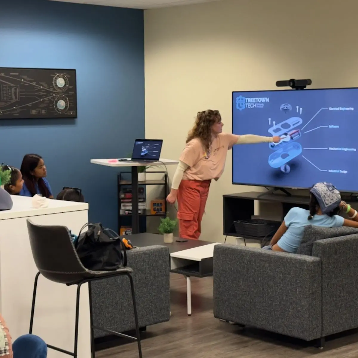 Tour of Treetown Tech - Girls Group